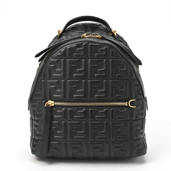 Fendi | Bags | Fendi Ff Backpack Small 8bz38 A72v F5zw Nappa Leather ...